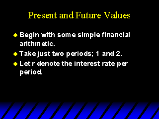 Present and Future Values