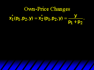 Own-Price Changes